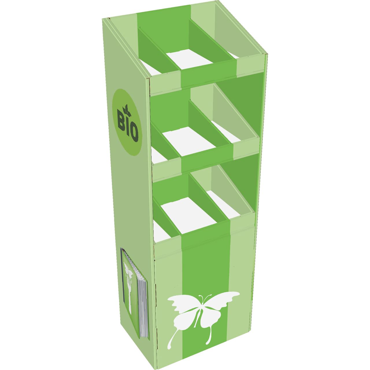 סטנד מדפים 3 קומות, סטנד רצפתי, retail-kit, קנה עכשיו | Retail-Kit ...