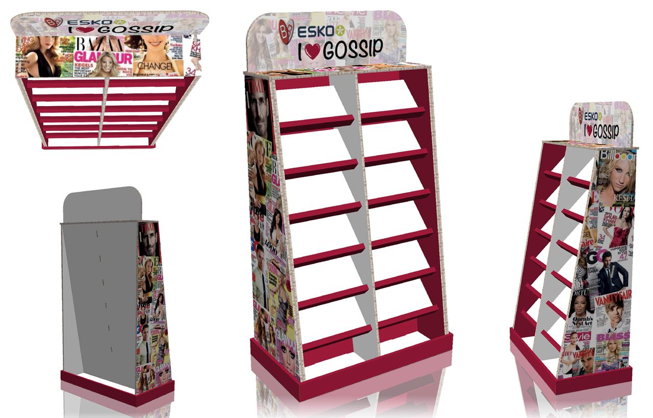 עמדת מכירה למגזינים, לקנייה און ליין, retail-kit | Retail-Kit - מוצרי ...